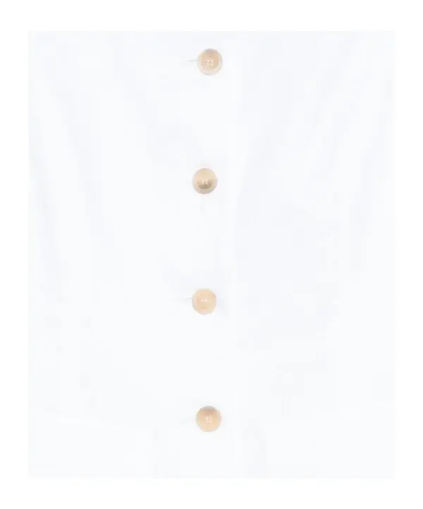 SEMICOUTURE Sleeveless Vest With Button Closure