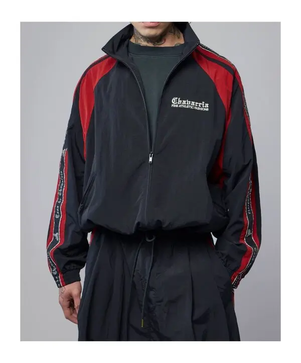 WILLY CHAVARRIA Logo Tape Track Jacket
