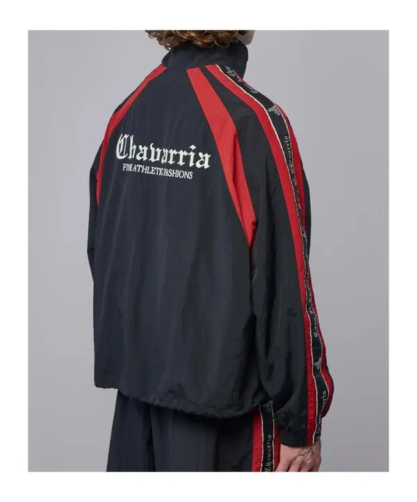WILLY CHAVARRIA Logo Tape Track Jacket