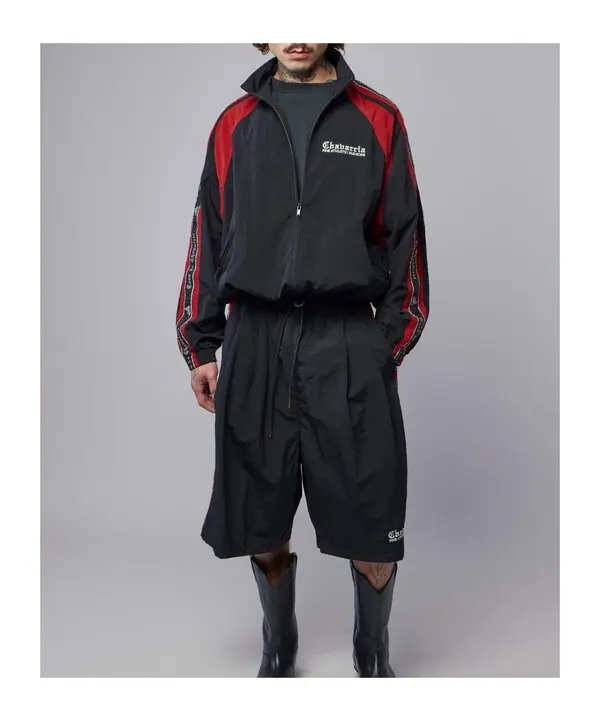 WILLY CHAVARRIA Logo Tape Track Jacket