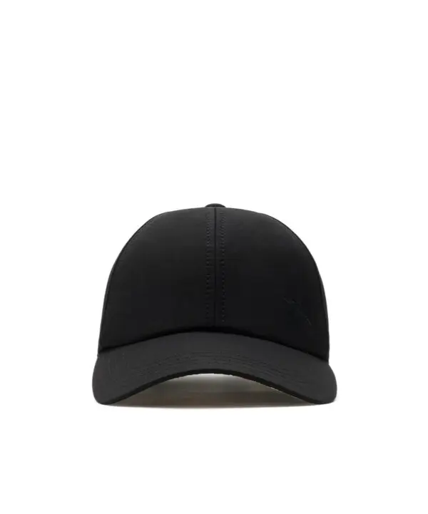 Burberry Baseball Cap With Equestrian Knight Design - Black/sand