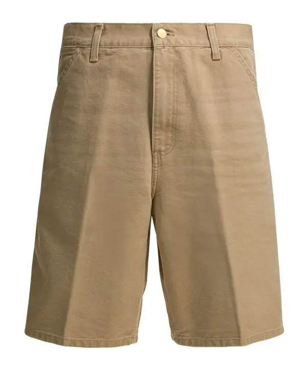 Carhartt Work In Progress Single Knee Work Shorts - Beige