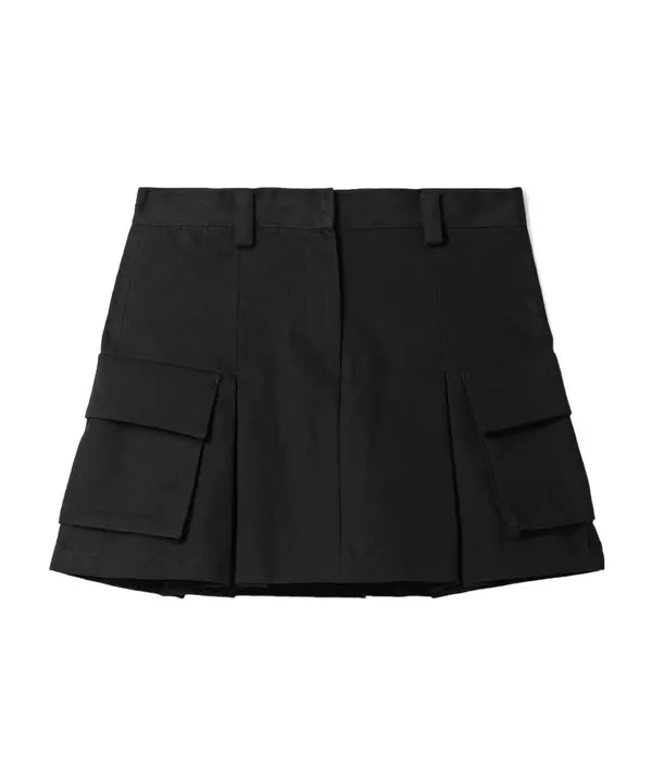 THE FRANKIE SHOP Audrey Cargo Mini Skirt - Black