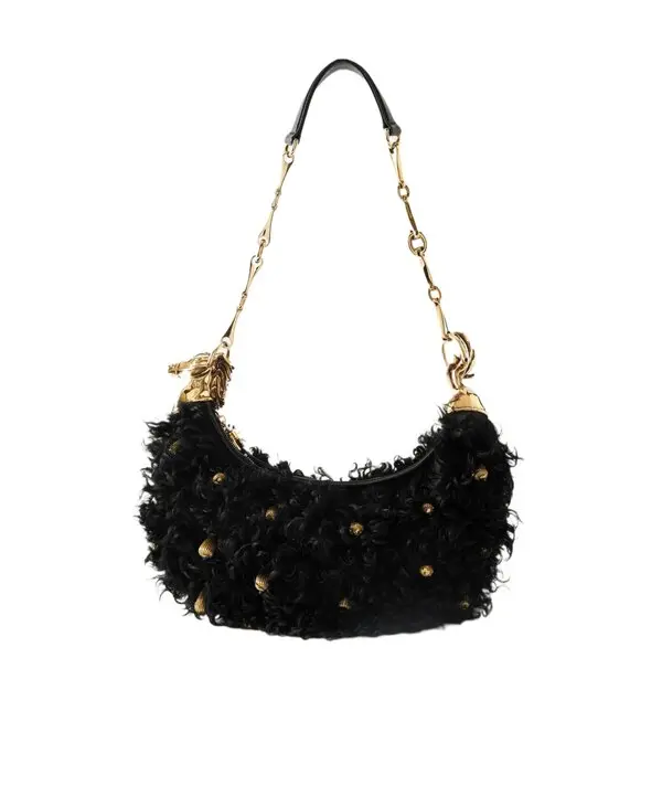 Chloé Zippered Shoulder Bag With Chain And Horse Details