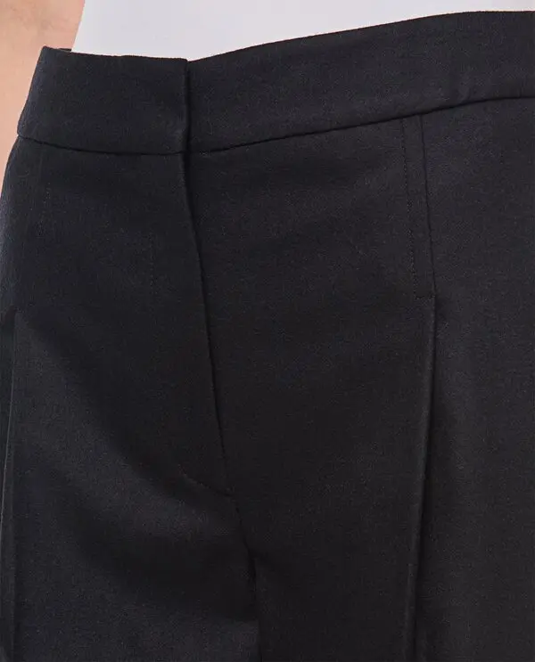 LOULOU STUDIO Wide Leg Pleated Trousers