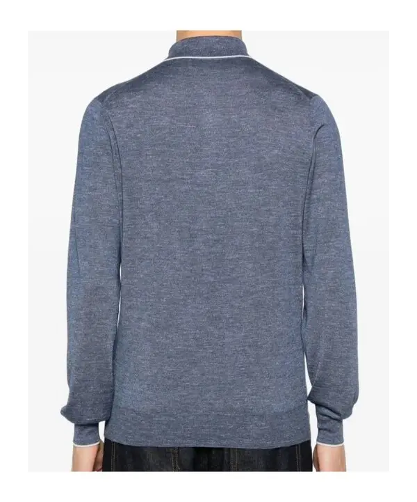 Brunello Cucinelli Lightweight Plain Stitched Polo Shirt
