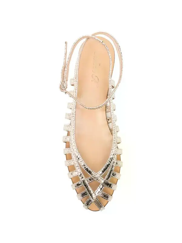 ANNA F. Round-toe Slingback Ballet Flats