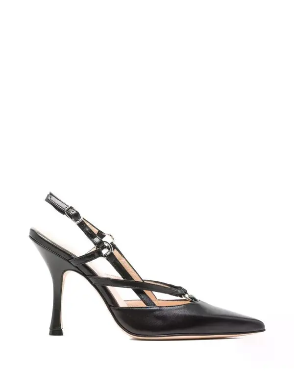 ANNA F. Pointed-toe Slingback Pumps