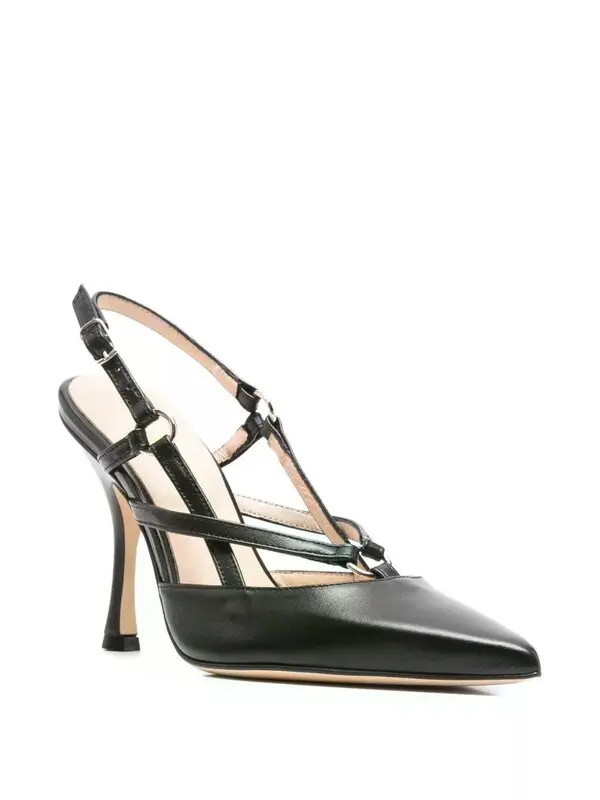 ANNA F. Pointed-toe Slingback Pumps