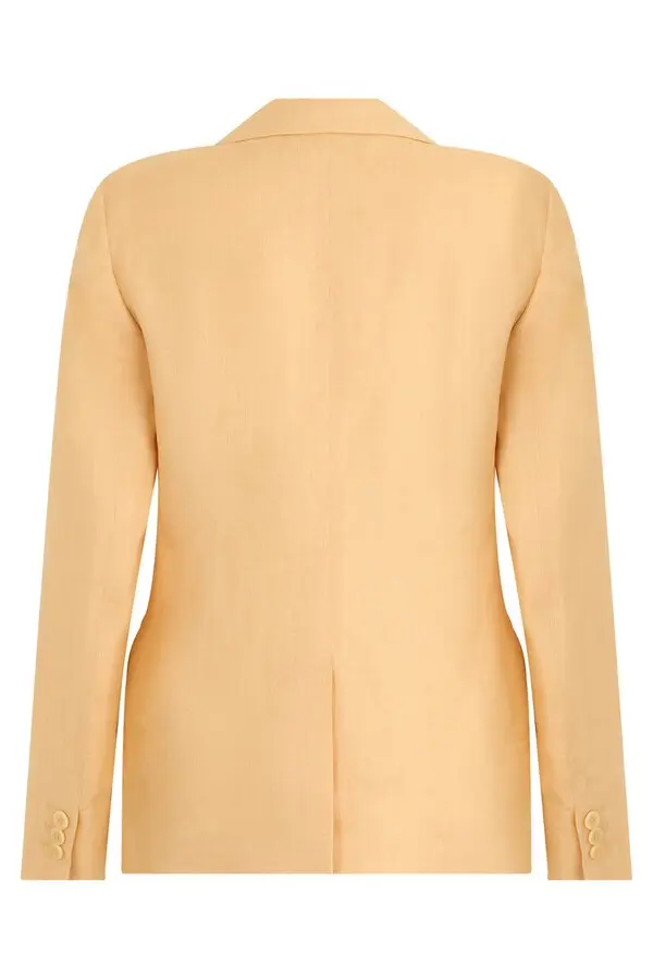 Max Mara Single-breasted Blazer - Light Yellow