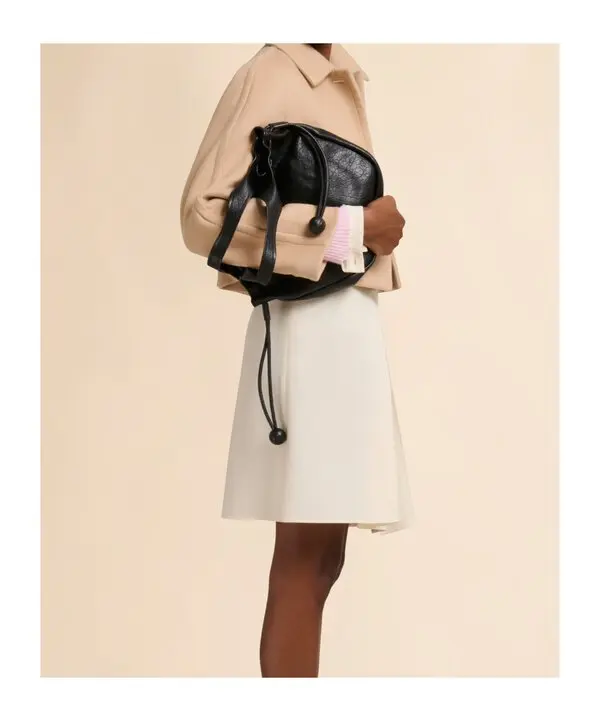 Marni Camel Felt Cropped Jacket