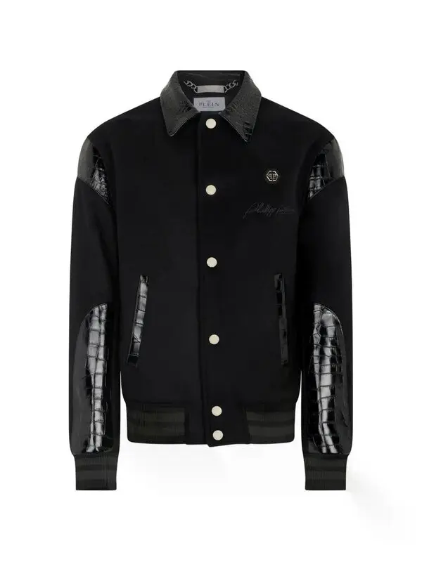 Philipp Plein Crocodile-effect Jacket