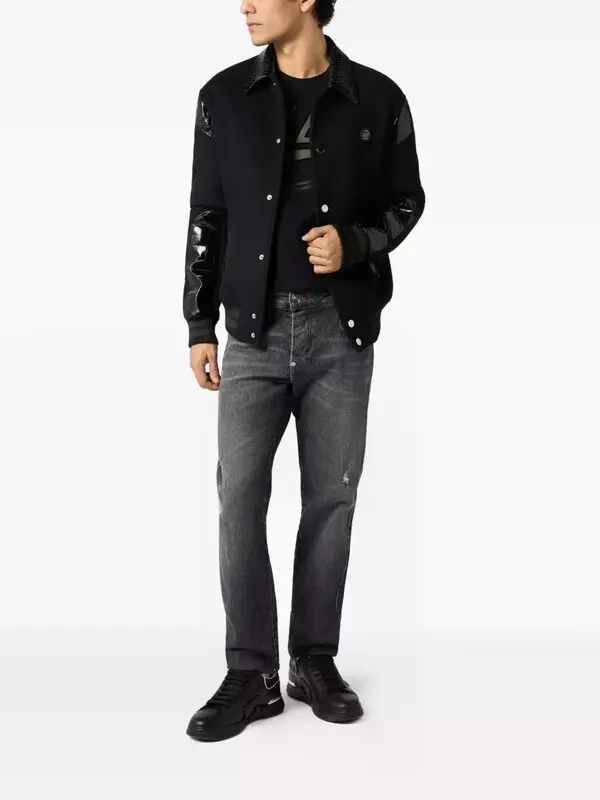 Philipp Plein Crocodile-effect Jacket