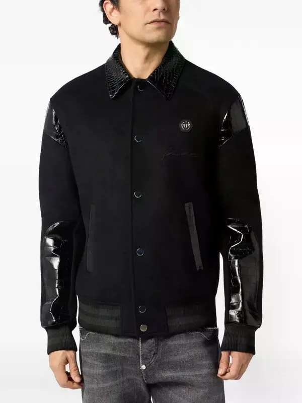 Philipp Plein Crocodile-effect Jacket