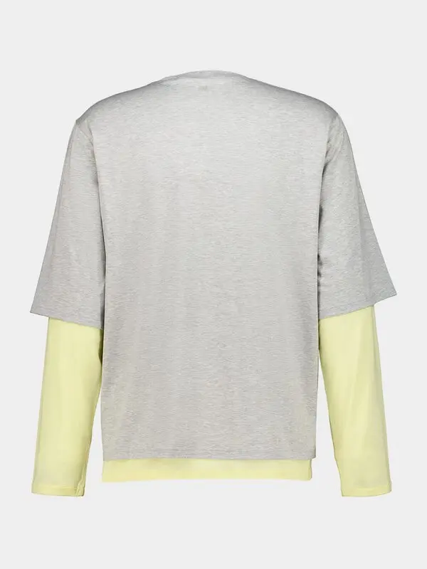 AMI Paris Double-sleeve De Coeur T-shirt