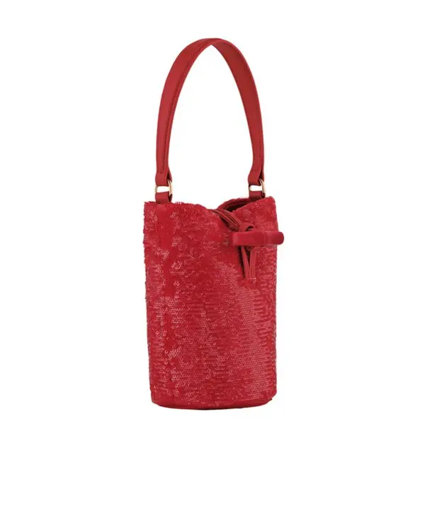 Longchamp Le Roseau Sequin Embellished Tote Bag
