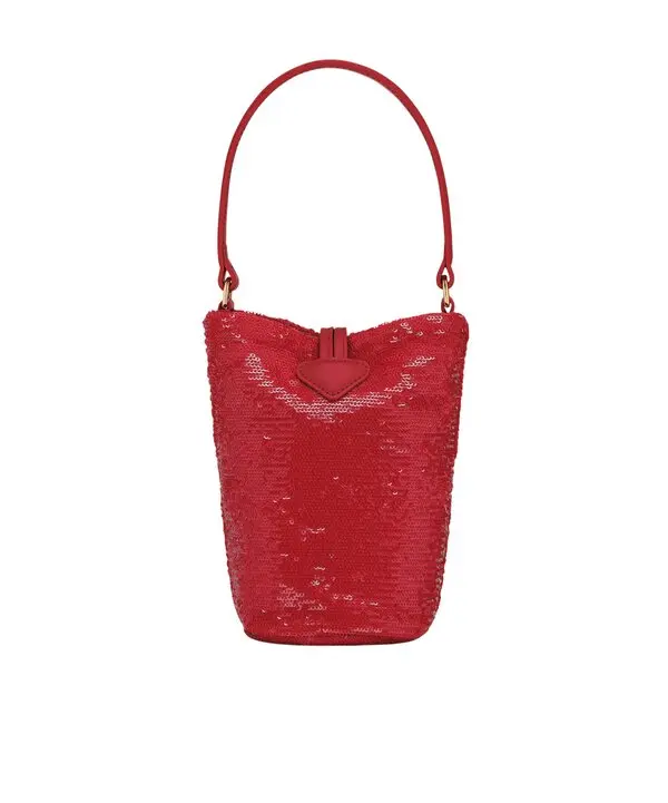 Longchamp Le Roseau Sequin Embellished Tote Bag
