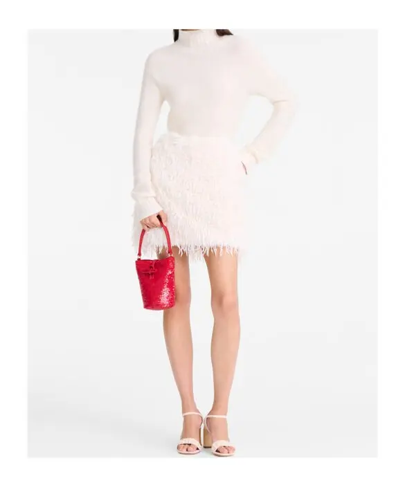 Longchamp Le Roseau Sequin Embellished Tote Bag