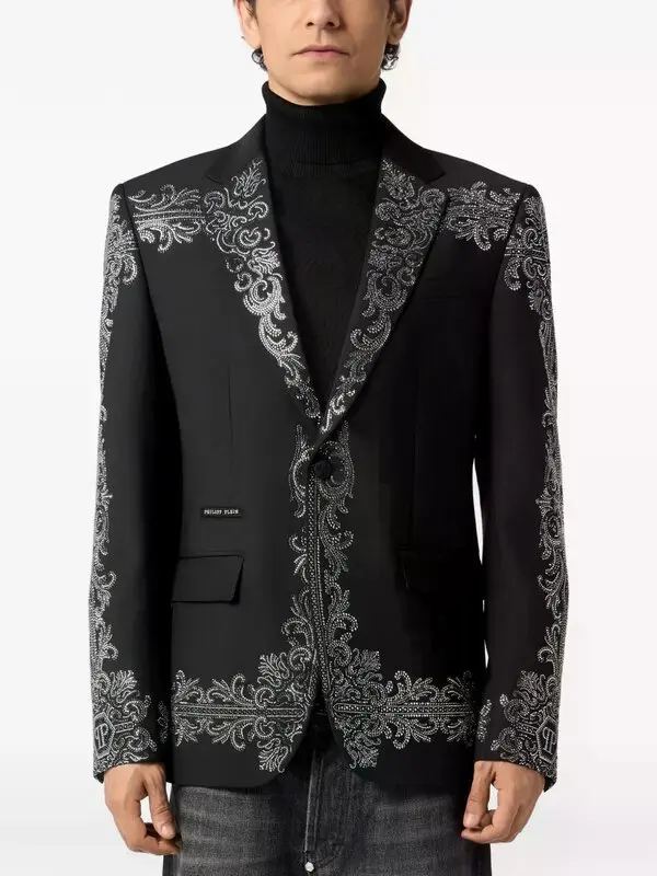 Philipp Plein Baroque Strass-embellished Blazer