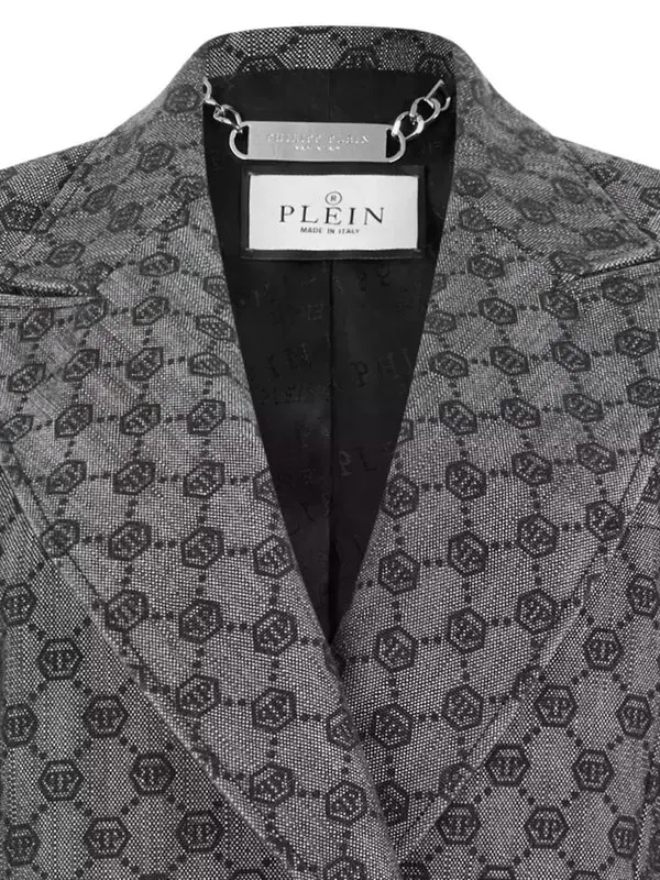 Philipp Plein Monogram Double-breasted Blazer