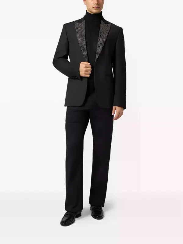 Philipp Plein Embellished Buttoned Blazer