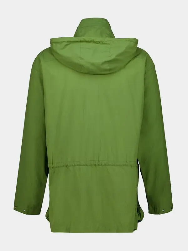 Auralee Dusty Cotton Hooded Blouson