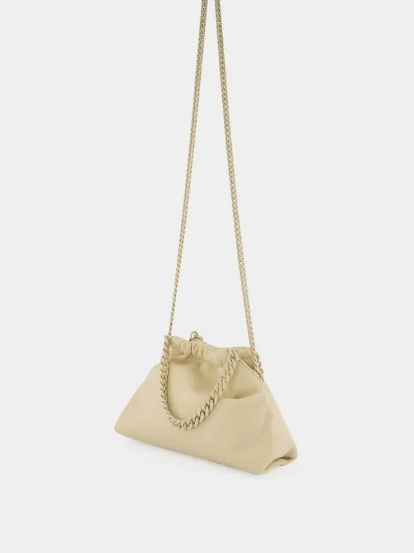 Stella McCartney Falabella Mini Drawstring Handbag - Gold