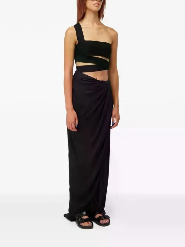 Gauge81 Draped Maxi Skirt