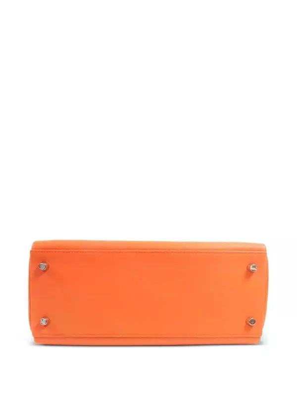 Hermès Kelly 28 Tote Bag In Rose Texas Leather - Pink