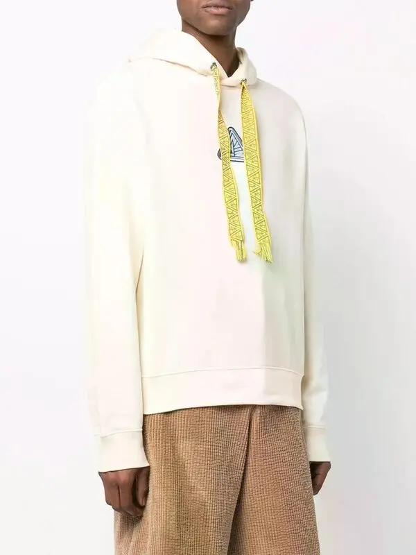 LANVIN Fringed Drawstring Hoodie
