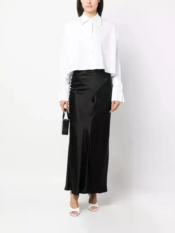 GENNY Embellished Cropped Shirt
