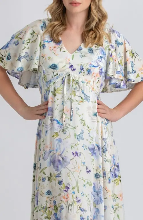 PIETRO BRUNELLI Valentina Floral Maternity Maxi Dress