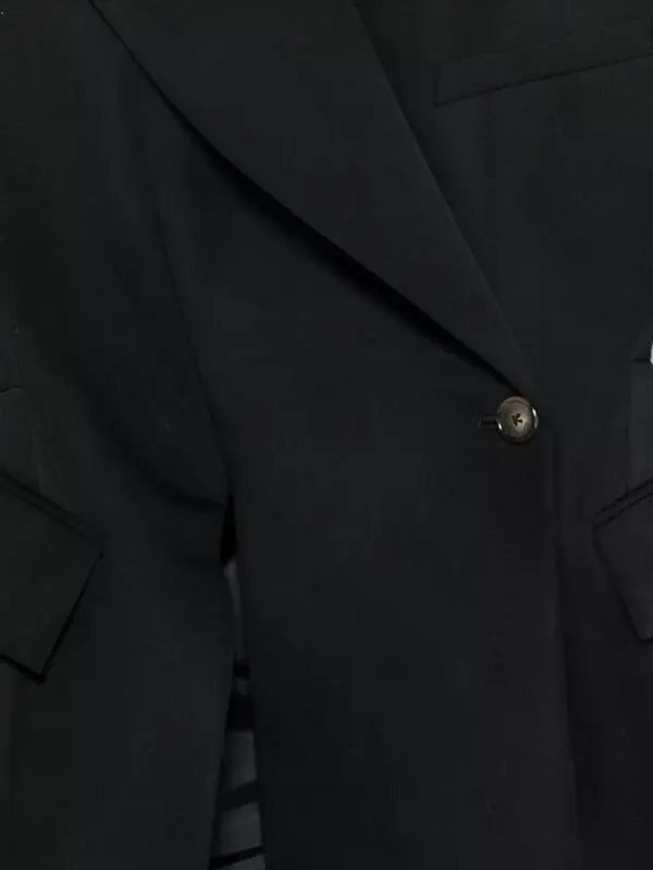 A.W.A.K.E. Mode Asymmetrical Hem Blazer