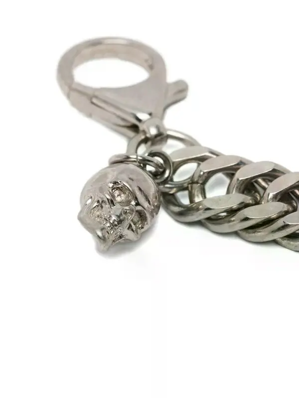 Alexander McQueen Skull Charm Link Keychain