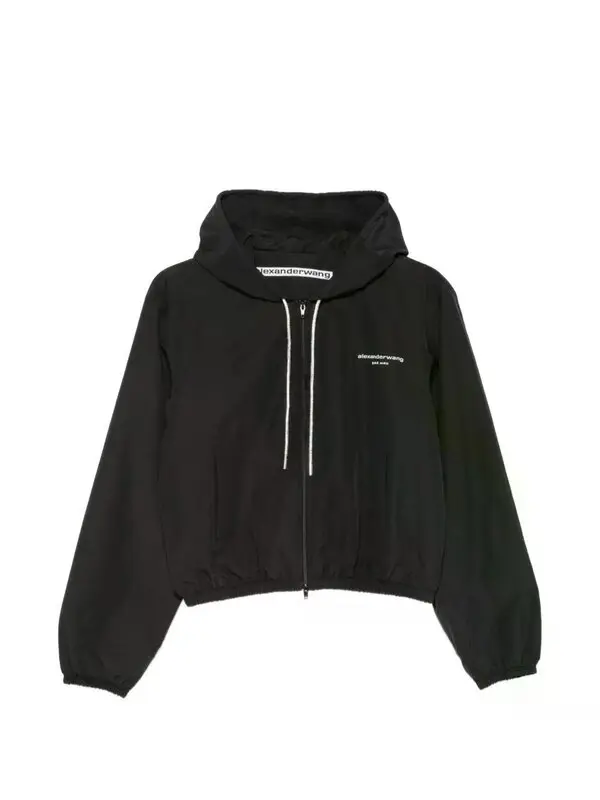 Alexander Wang Logo-print Hooded Jacket