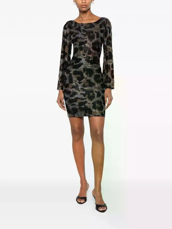 MIRON Embellished Mini Dress
