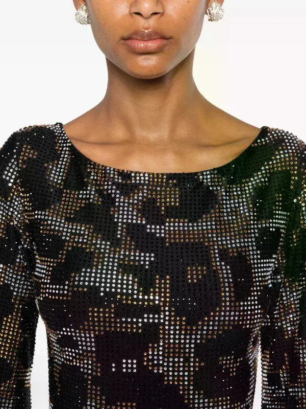MIRON Embellished Mini Dress