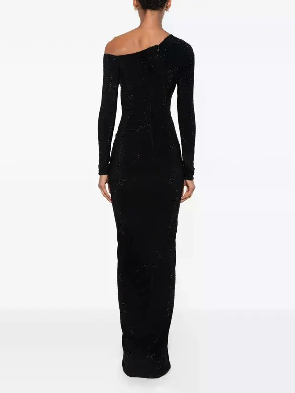 MIRON Embellished Floral Maxi Dress