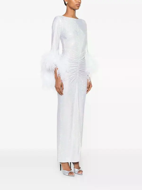 MIRON Embellished Midi Dress