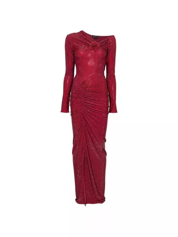 MIRON Crystal Embellished Maxi Dress