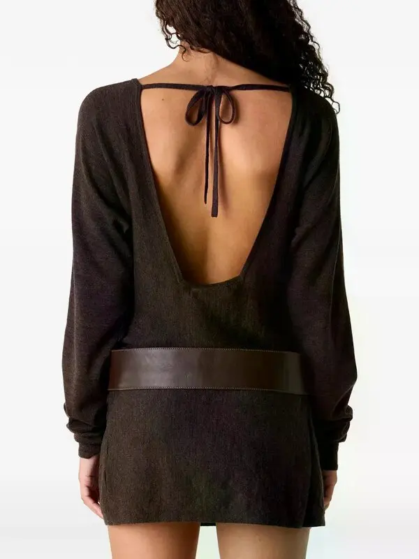 Christopher Esber Magyar Backless Mini Dress