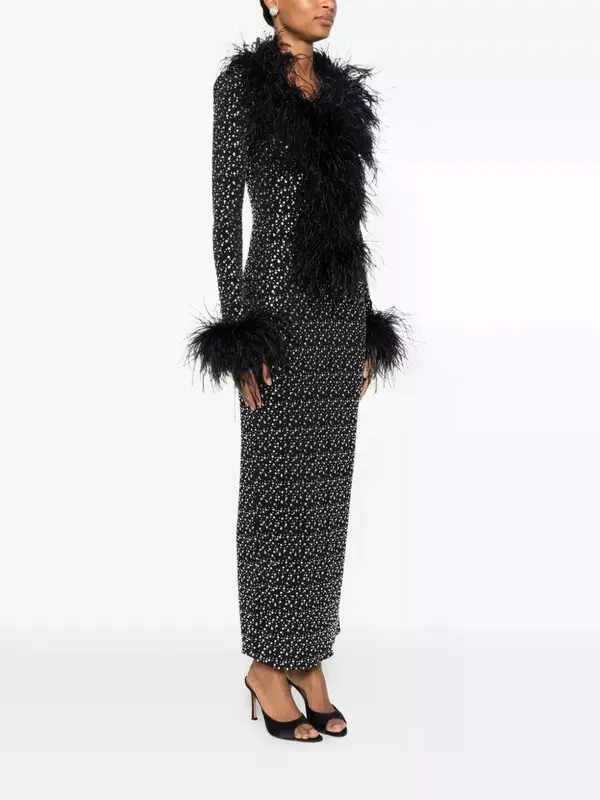 MIRON Embellished Maxi Dress