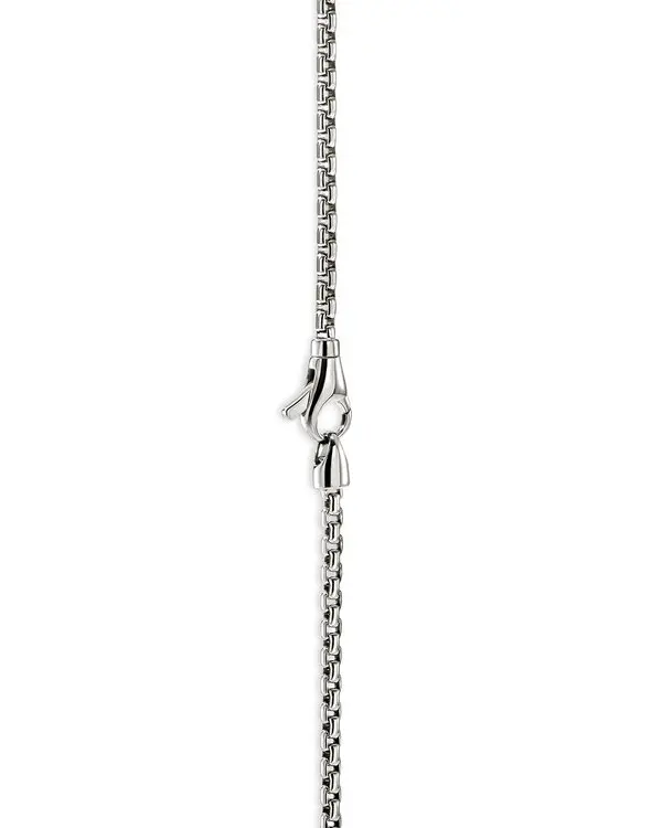 John Hardy Sterling Nailhead Tag Necklace - Silver