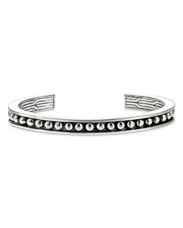 John Hardy Sterling Nailhead Cuff Bracelet - Silver