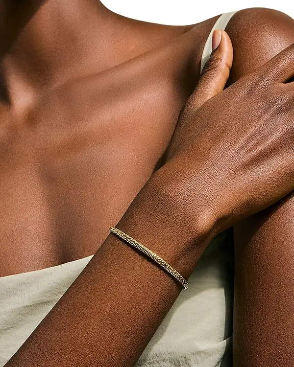 John Hardy 14k Yellow Icon Woven Link Bracelet