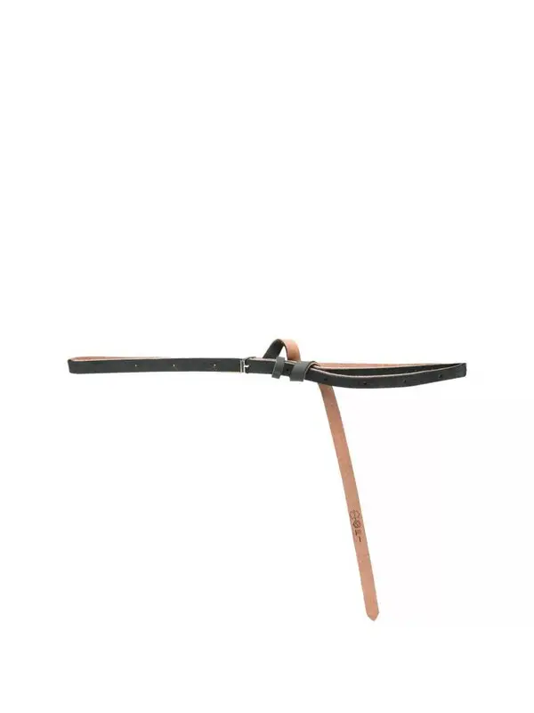 MARINA YEE Leather Belt - Black