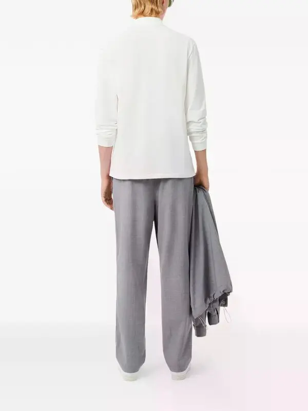 Lacoste Elasticated-waistband Logo-patch Trousers