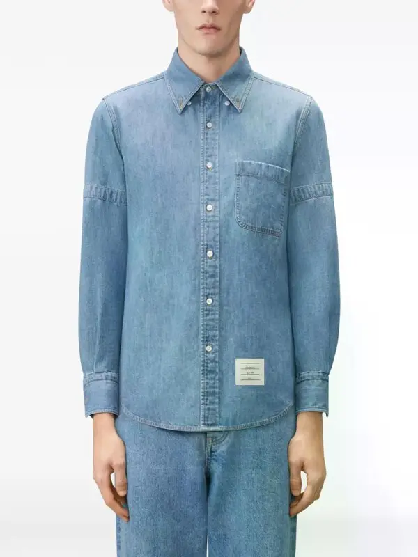Thom Browne Armband-detail Denim Shirt