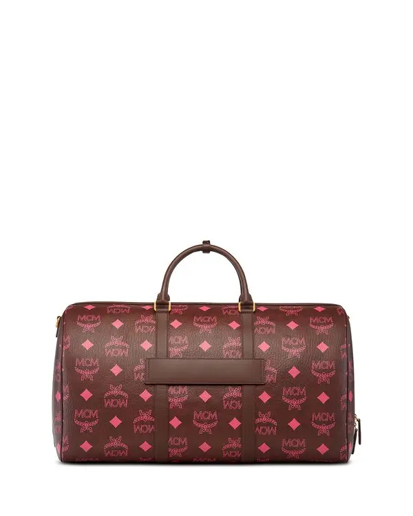 Mcm Ottomar Large Leather Weekender Bag