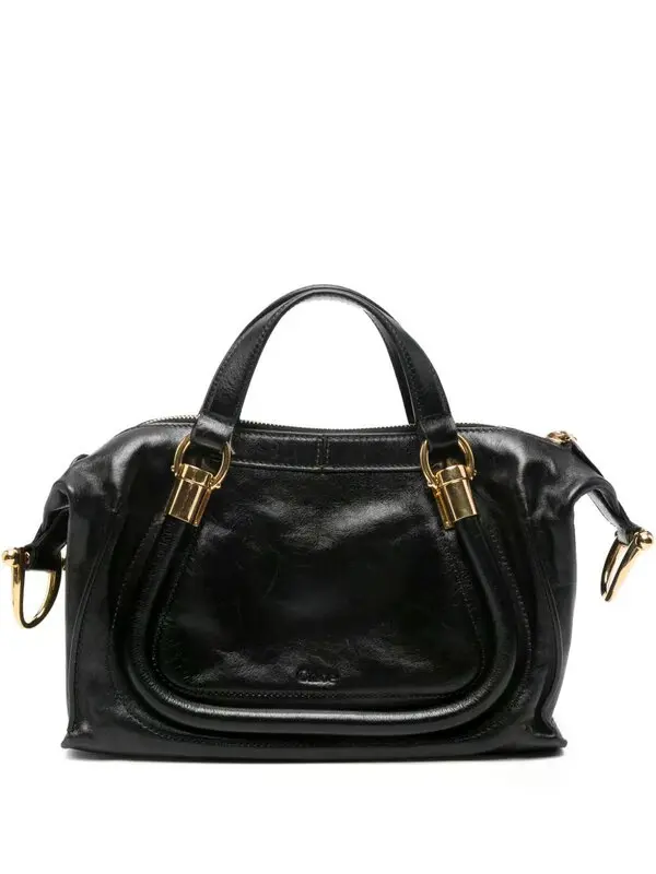 Chloé Small Paraty 24 Tote Bag - Black
